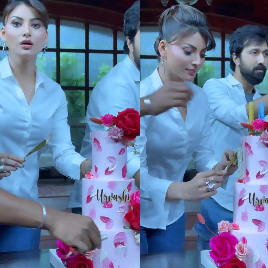 Urvashi Rautela's Special Pre-Birthday Moments On NBK109 Film Set